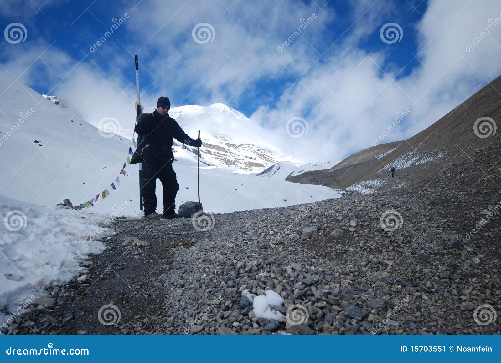 Backpacker stock image. Image of peaks, hiking, asia - 15703551
