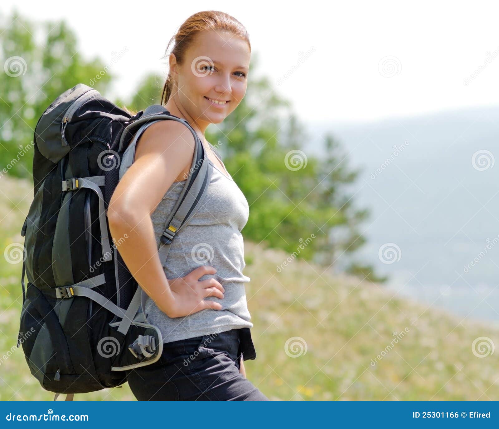 Backpacker stock photo. Image of landscape, people, healthy - 25301166