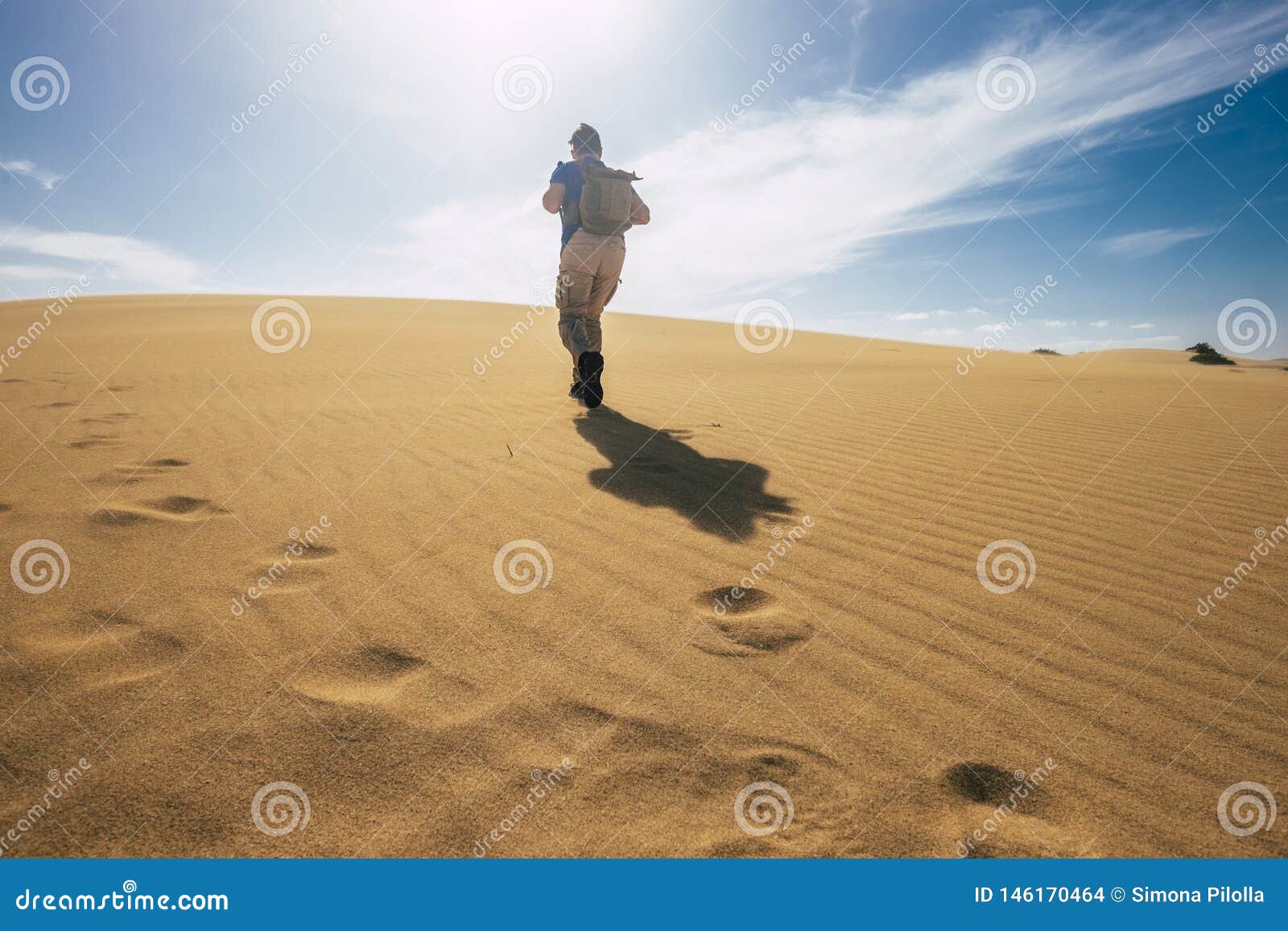 Backpacker People Explore and Adventure Leisure Activity Concept with ...