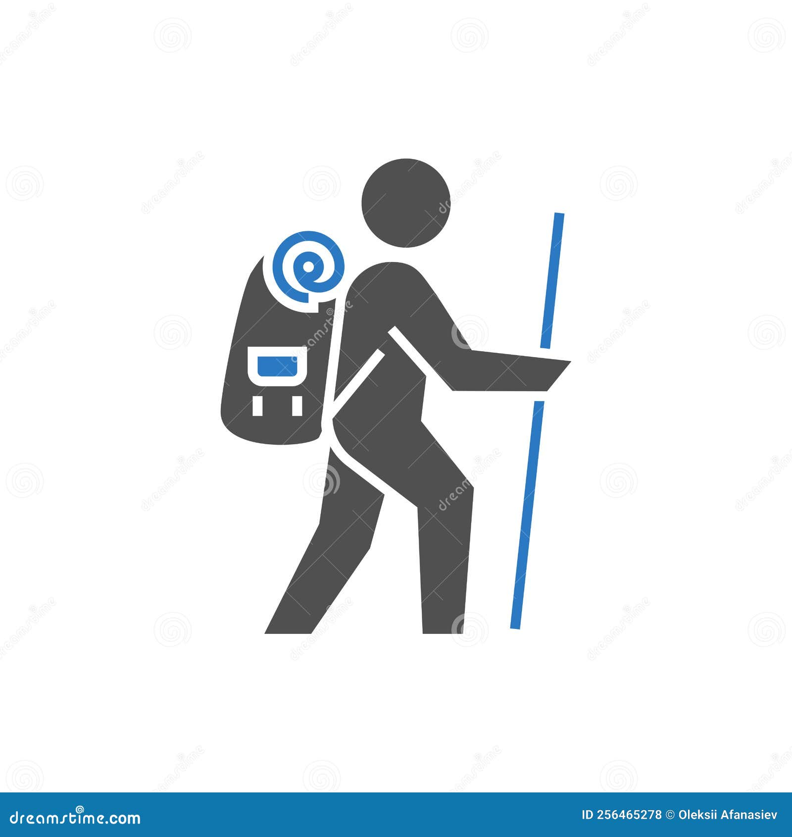 Backpacker Related Vector Glyph Icon Stock Vector - Illustration of ...