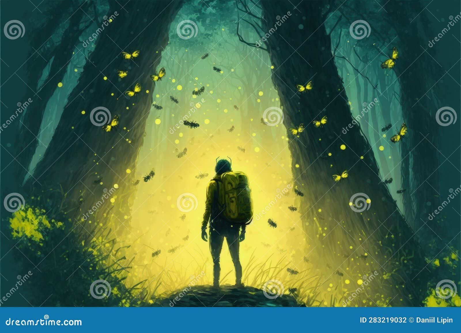 Bewitched Forest Path A Bewitched Path Winding Royalty-Free Stock Image ...