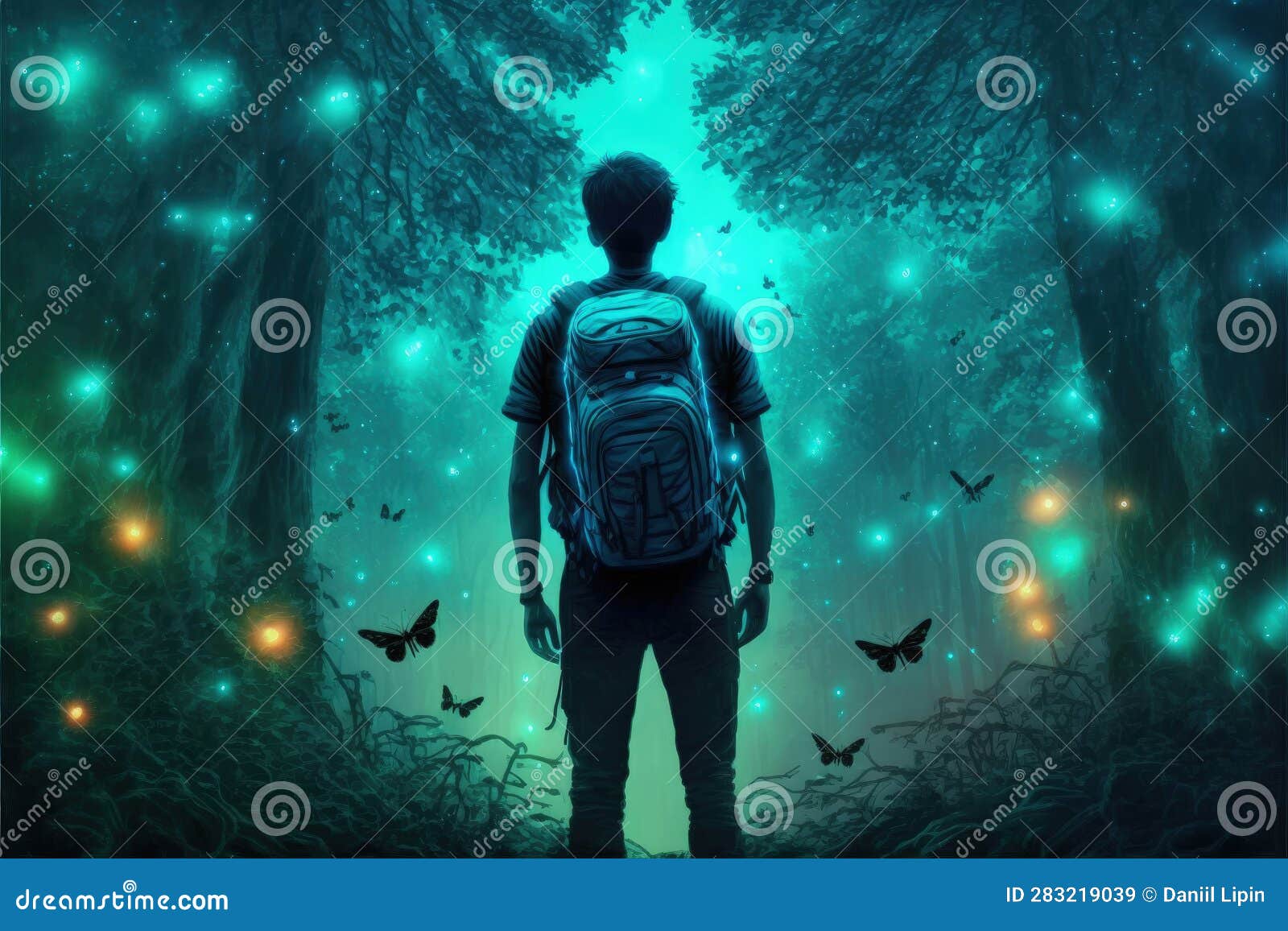 Bewitched Forest Path A Bewitched Path Winding Royalty-Free Stock Image ...