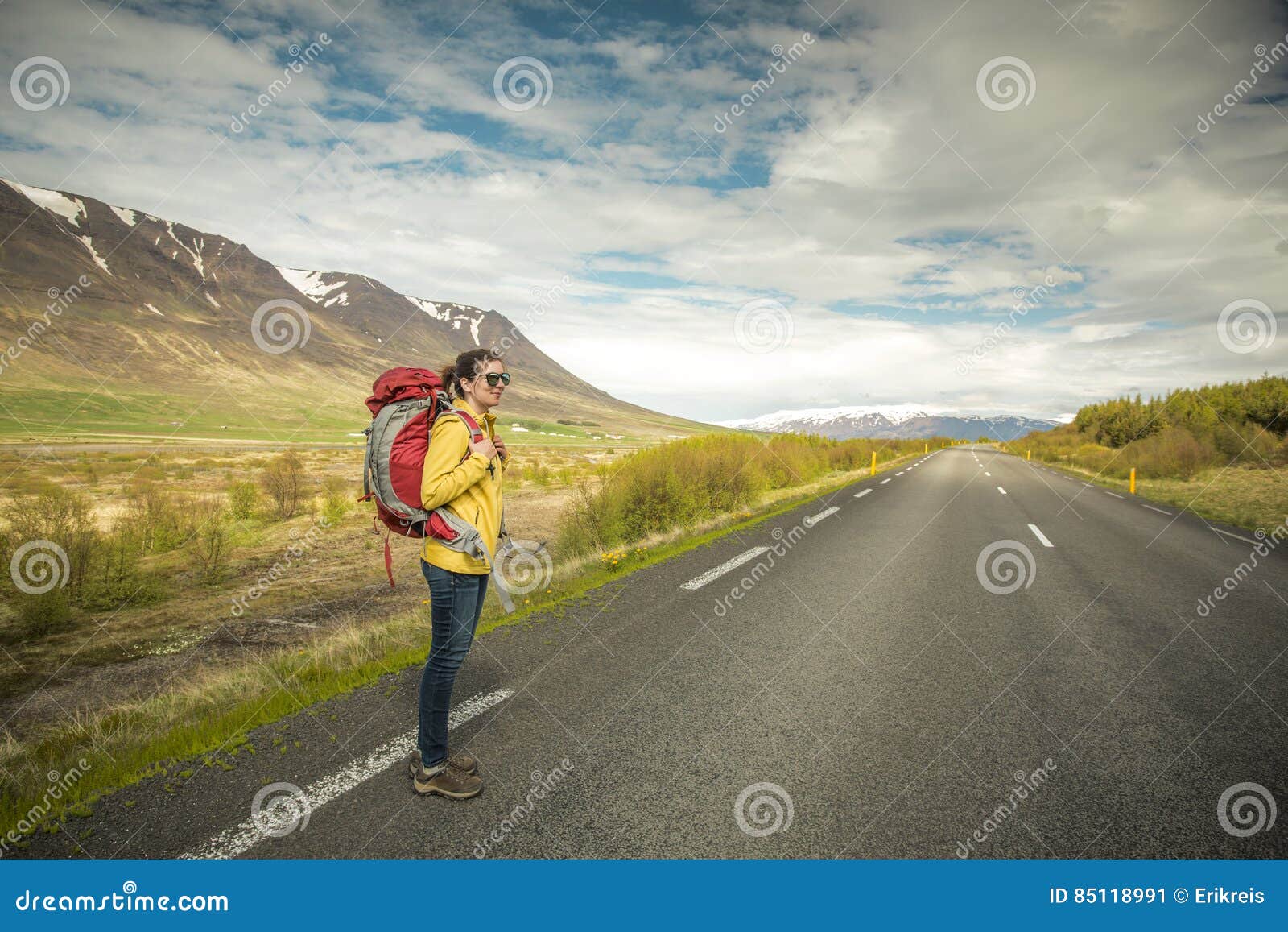 Backpacker Tourist stock image. Image of discover, hike - 85118991