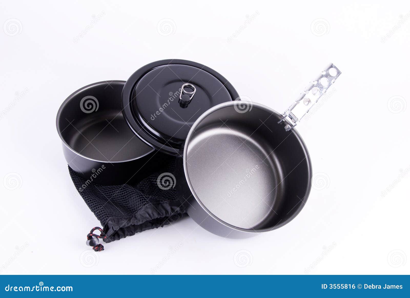 Backpacking Cookware on White Stock Photo - Image of backpacking ...