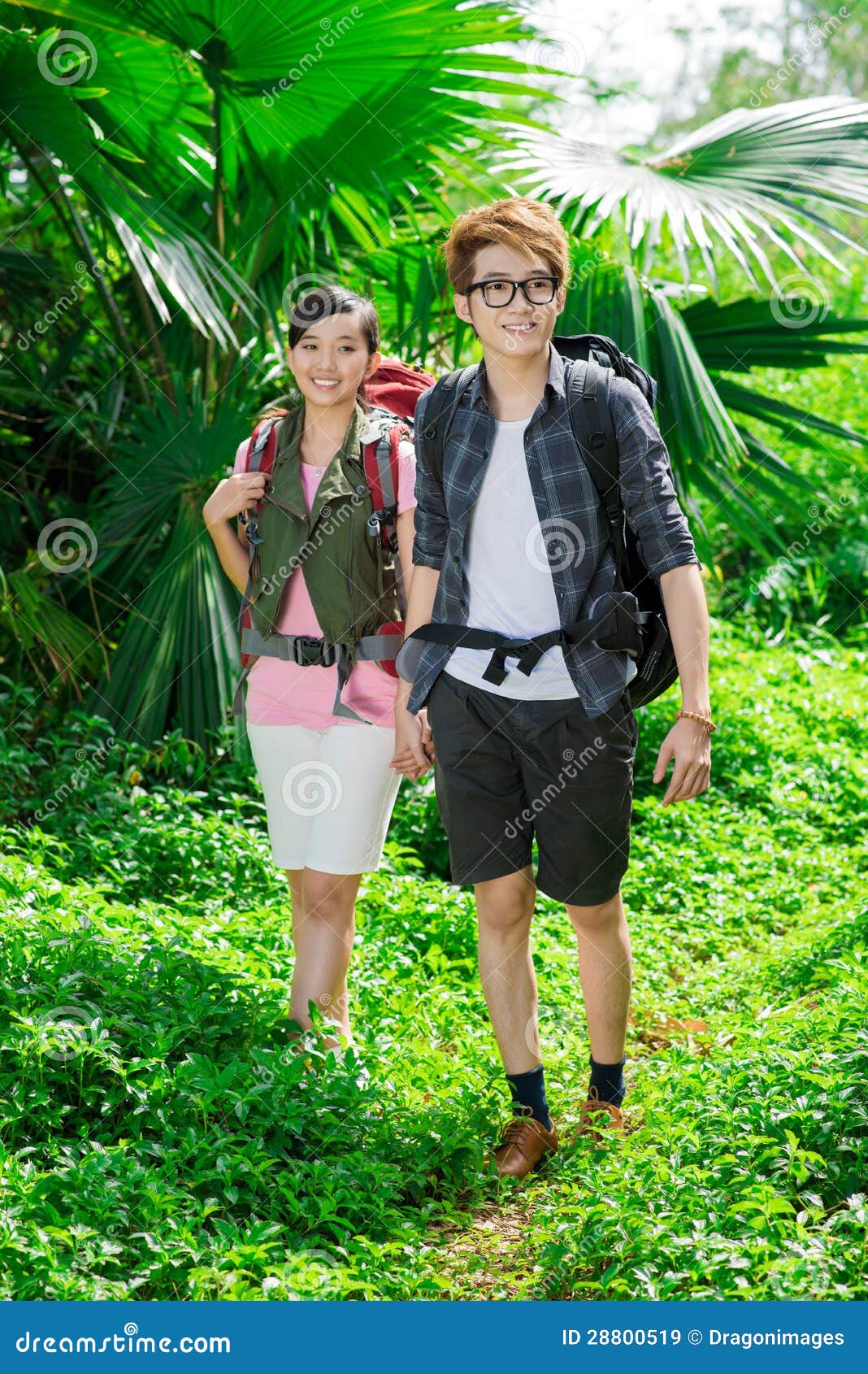 Backpacking tourists stock image. Image of environment - 28800519