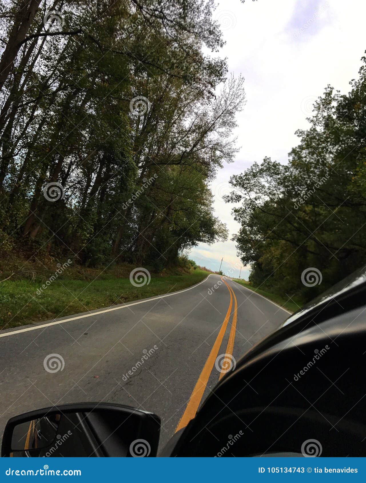 Backroad drive stock image. Image of driving, street - 105134743