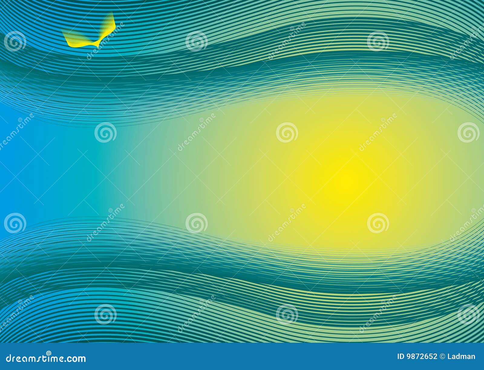 Backround blau und gelb vektor abbildung. Illustration von festgelegt ...