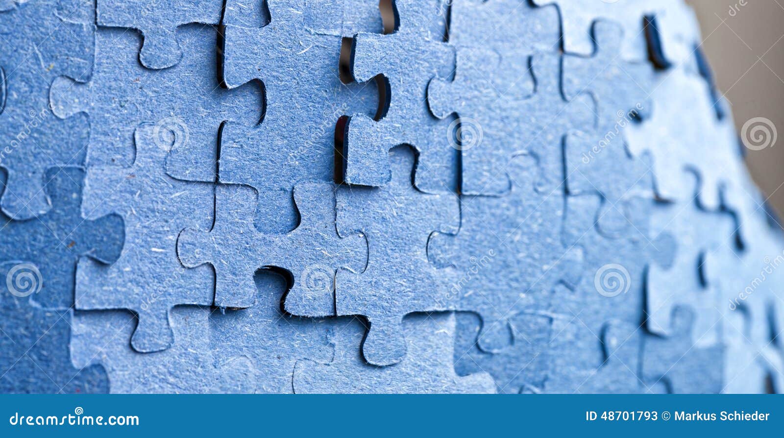 Backside of Blue Puzzle Jigsaw Stock Image - Image of shape, piece ...
