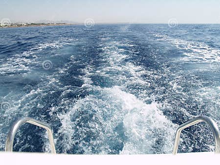 Backside of the boat stock image. Image of vacation, coastline - 1587837