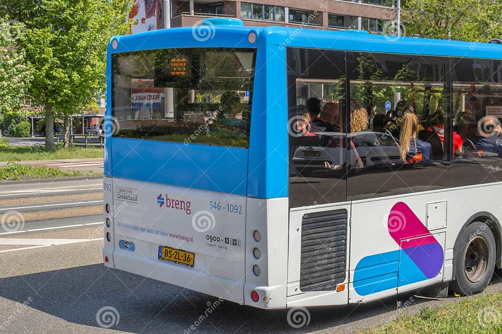 Backside Breng Bus at Amsterdam the Netherlands 2019 Editorial Stock ...