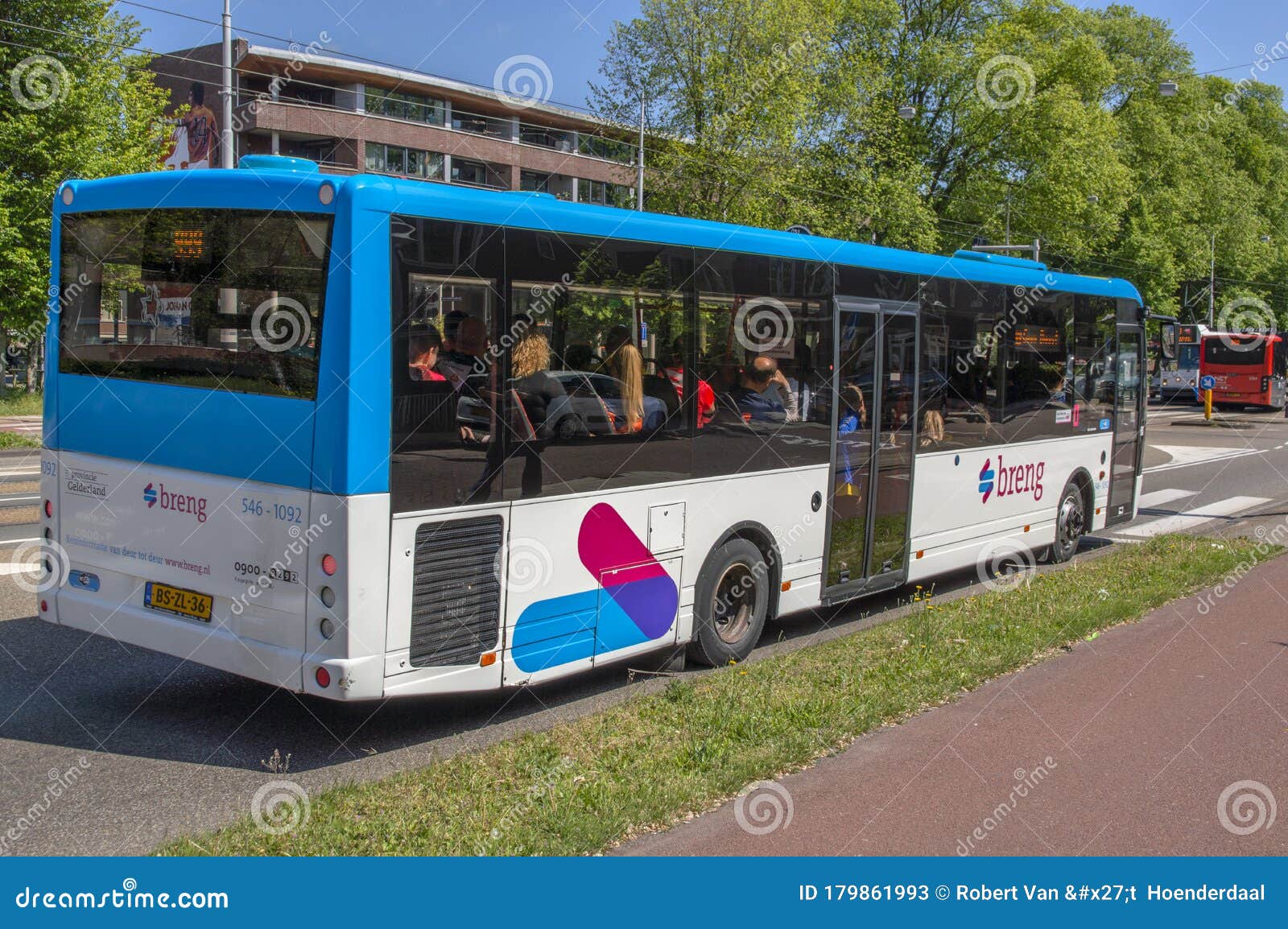 Backside Breng Bus at Amsterdam the Netherlands 2019 Editorial Stock ...