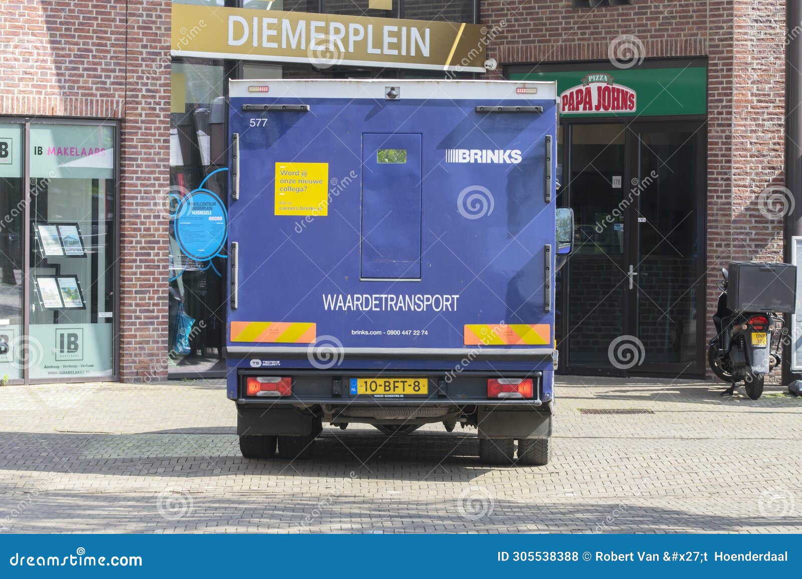 Backside From A Truck Of The Fire Department Of Amsterdam The ...