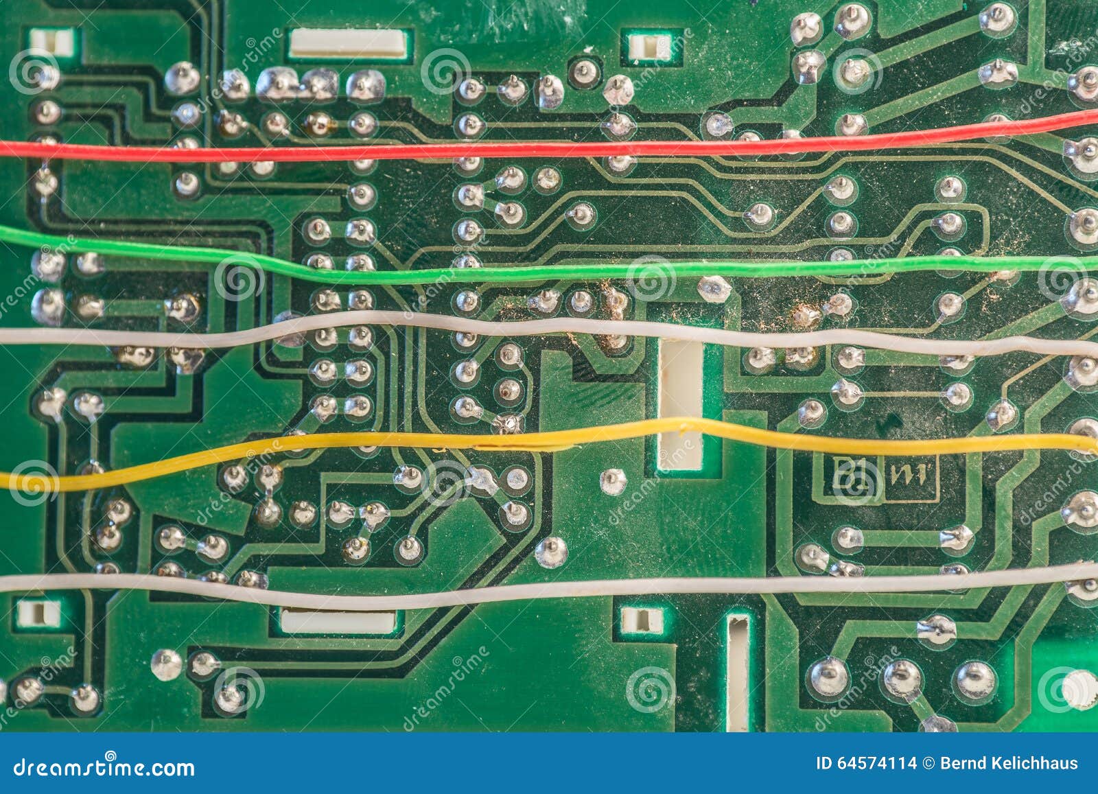 Backside of a Circuit Board Stock Photo - Image of electronics ...