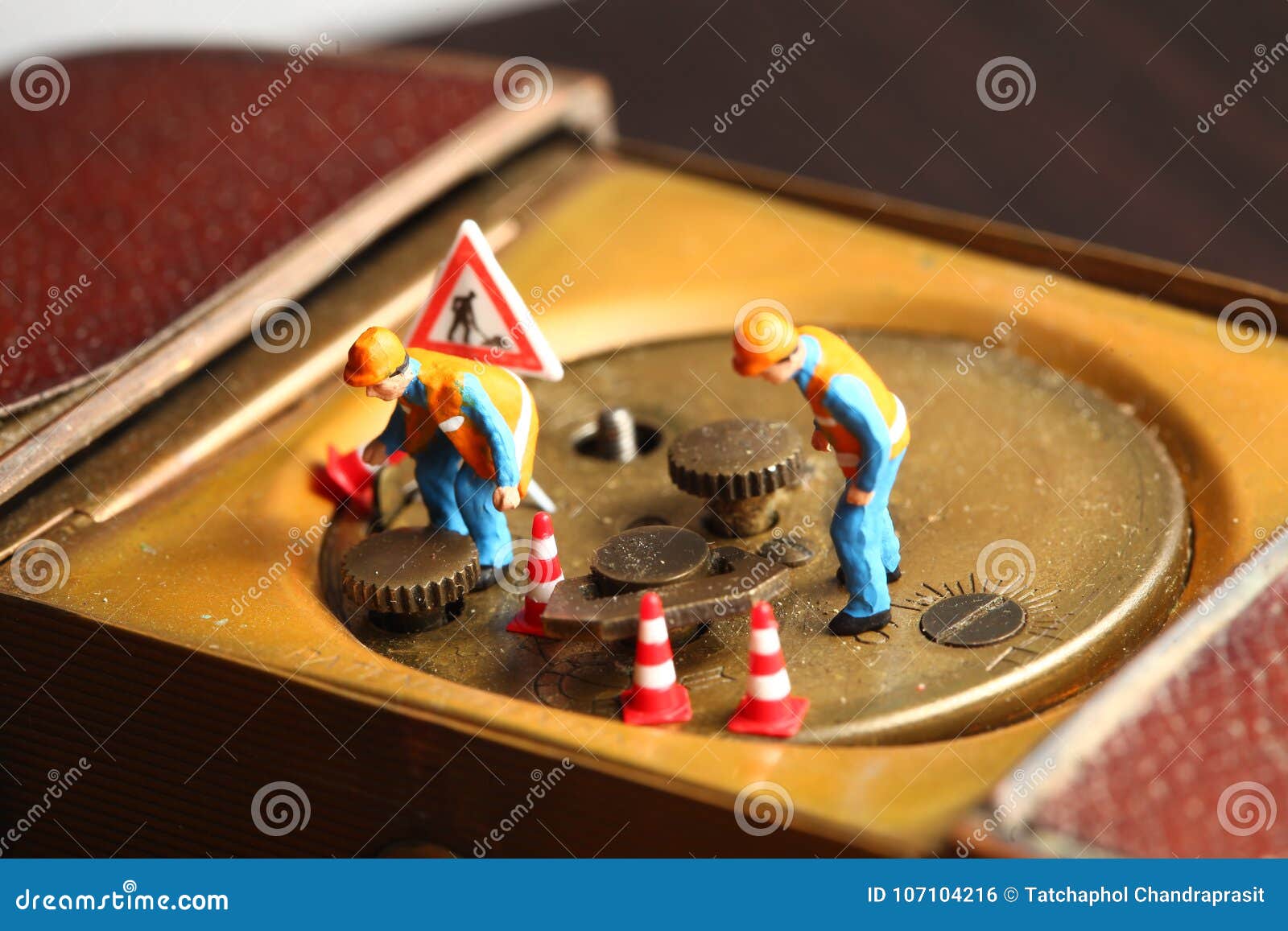 Backside of clock. stock photo. Image of model, abstract - 107104216