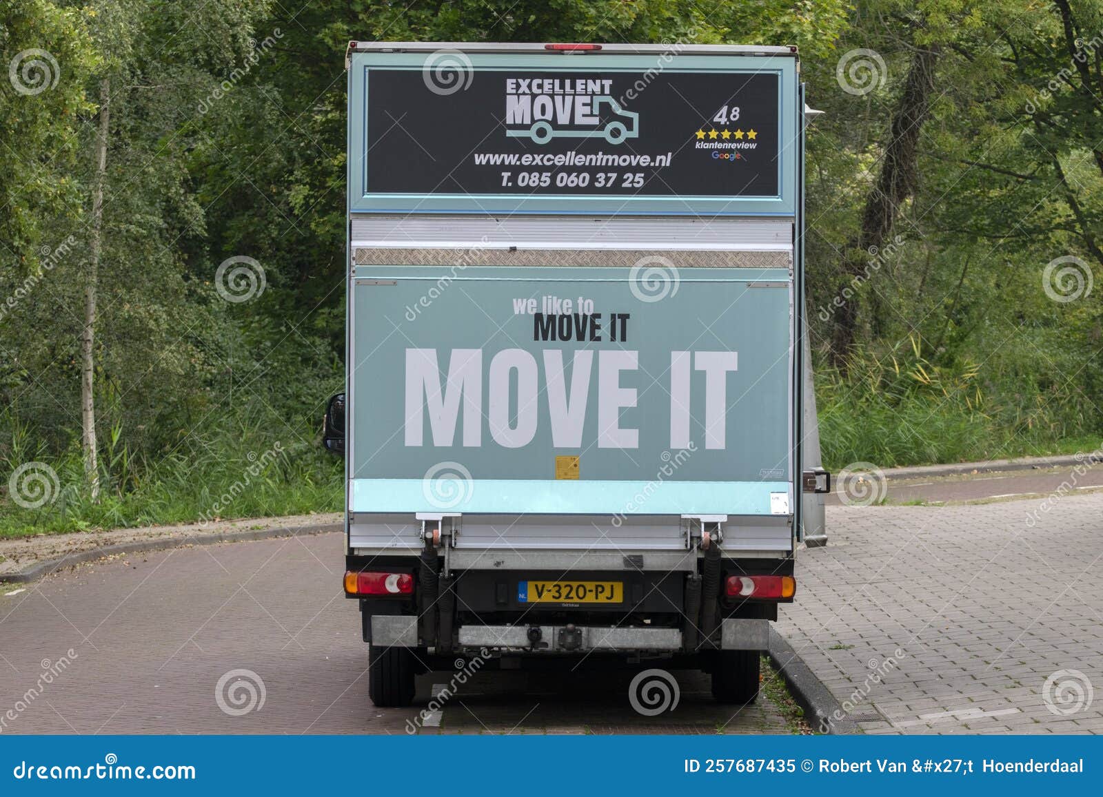 Backside Excellent Move at Amsterdam the Netherlands 23-9-2022 ...