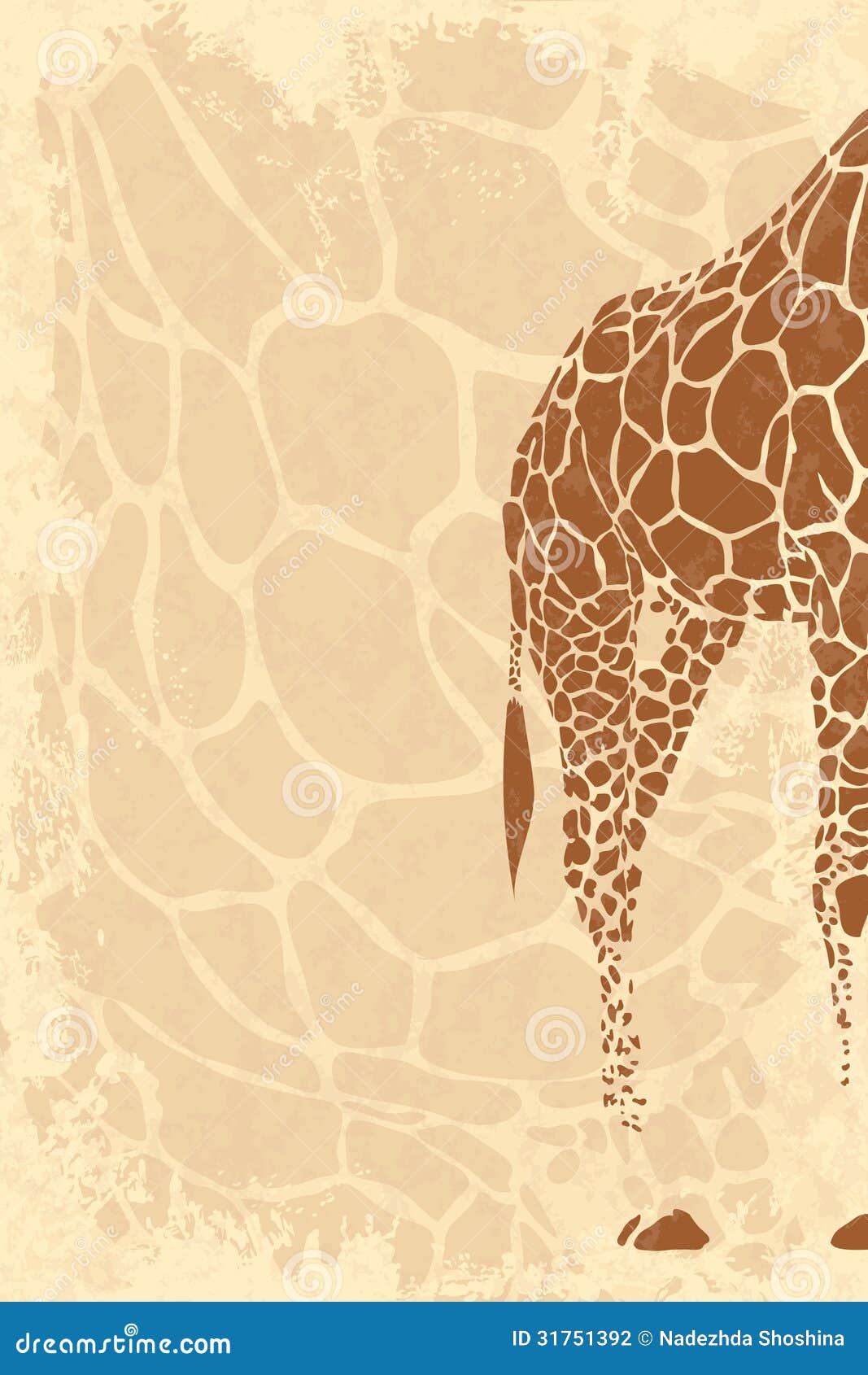 Giraffe Bottom Stock Illustrations – 25 Giraffe Bottom Stock ...