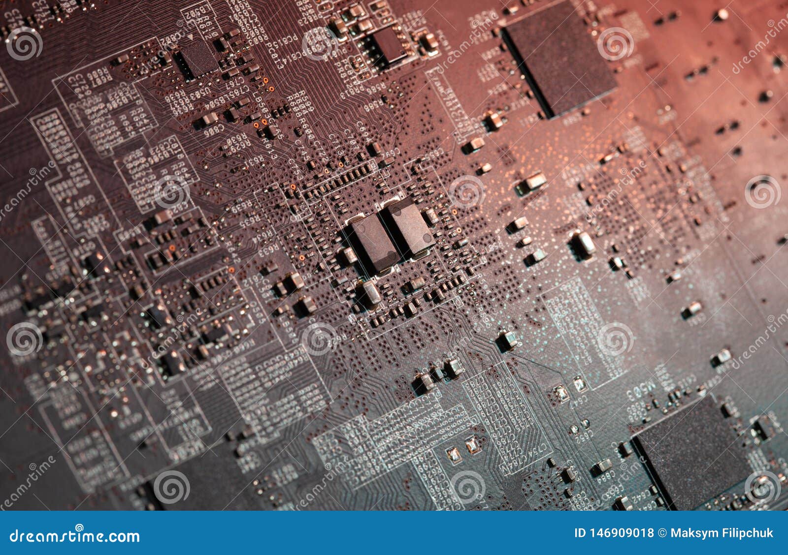 Backside of Graphic Card Adaptor Stock Photo - Image of conductor, card ...