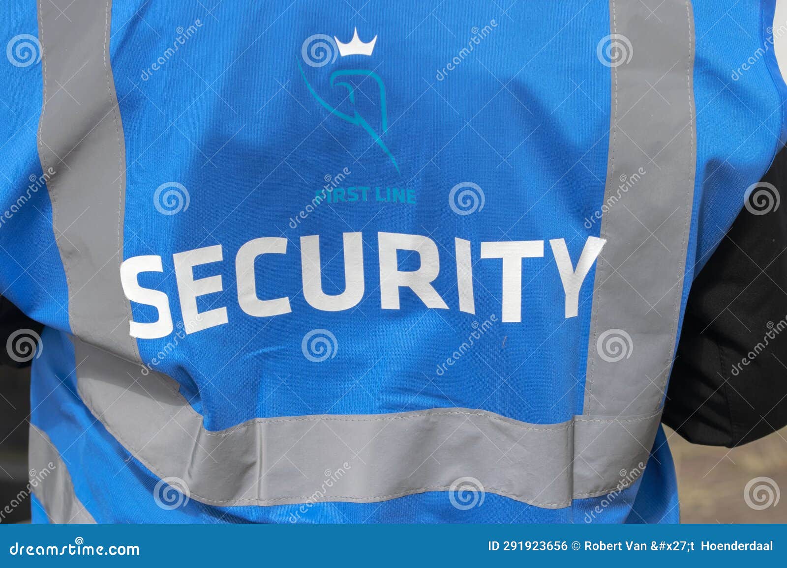 Backside Jacket First Line Security at Amsterdam the Netherlands 5-8 ...