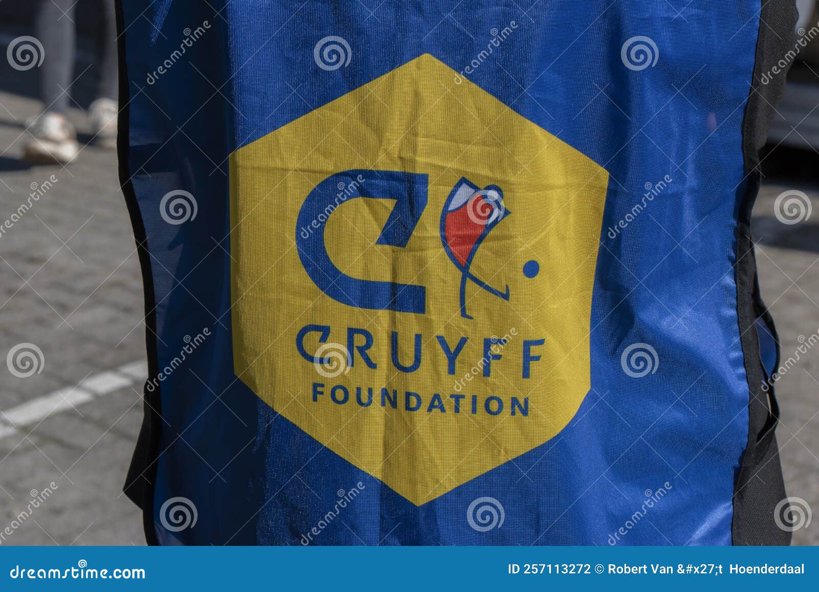 Backside Johan Cruyff Foundation Jacket at Amsterdam the Netherlands 21 ...