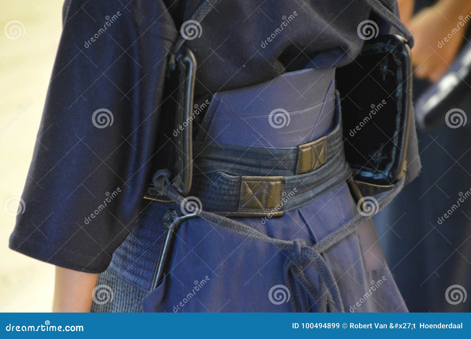 Backside of a Kendo Suit stock image. Image of suit - 100494899