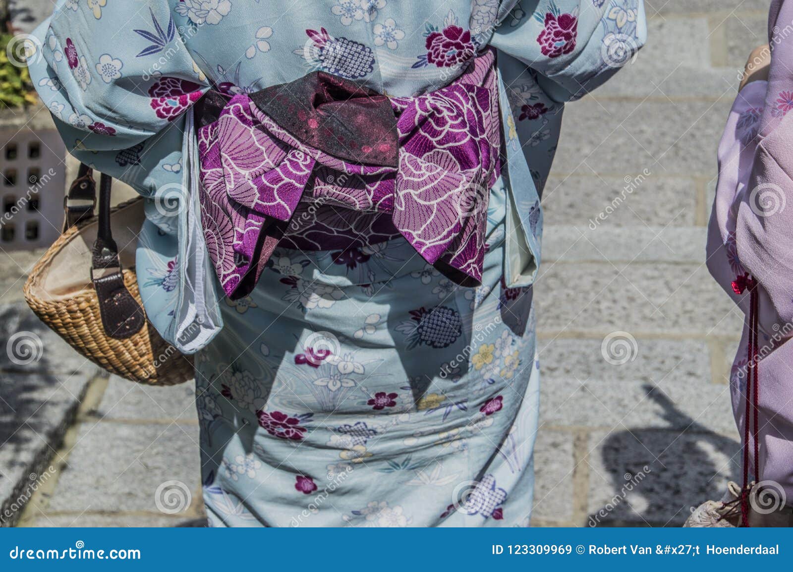 Backside of a Kimono at Kyoto Japan 2015 Editorial Stock Image - Image ...