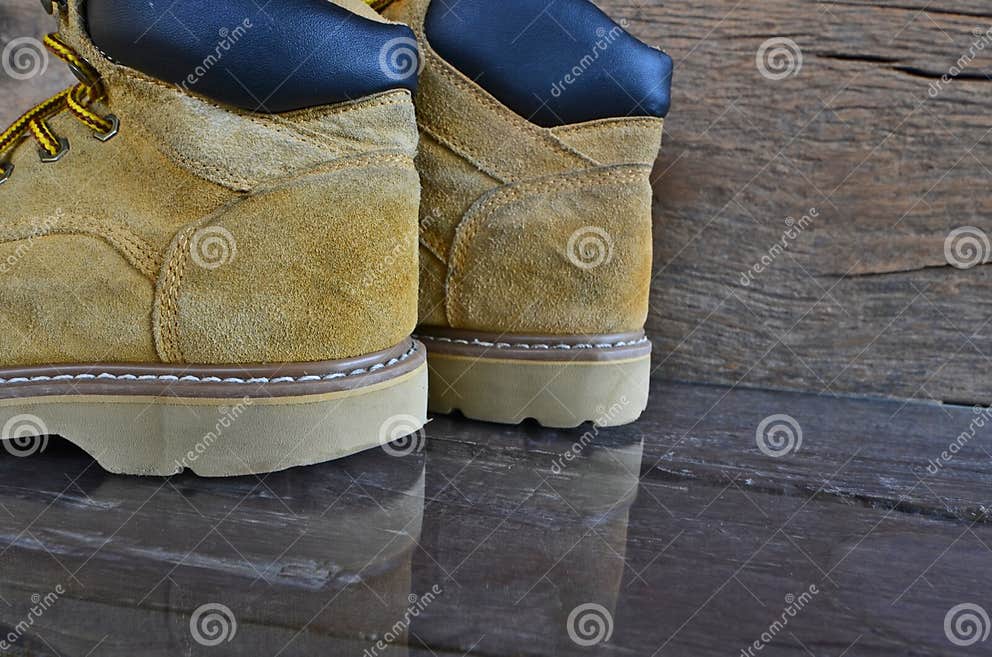 Backside of leather shoes stock image. Image of wear - 94173339