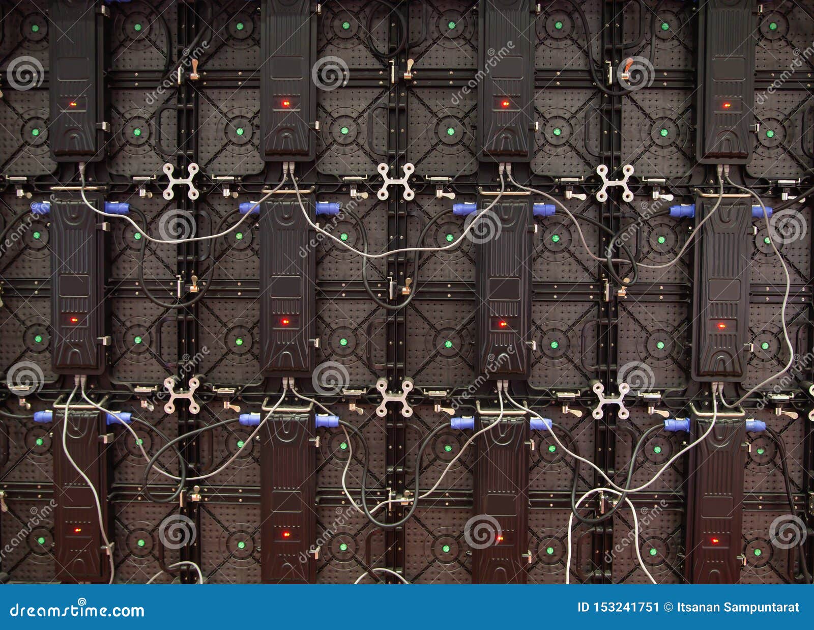 Backside of LED monitor stock image. Image of technology - 153241751