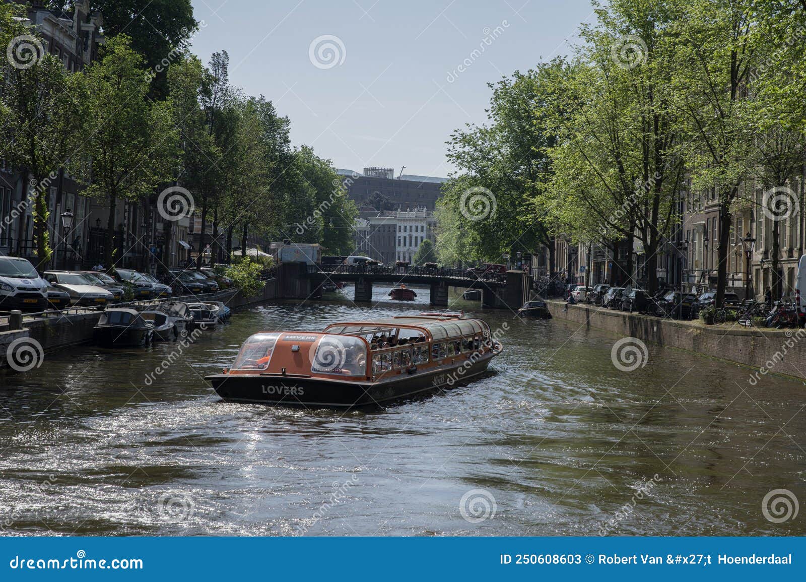Backside Lovers Canal Boat at Amsterdam the Netherlands 17-6-2022 ...