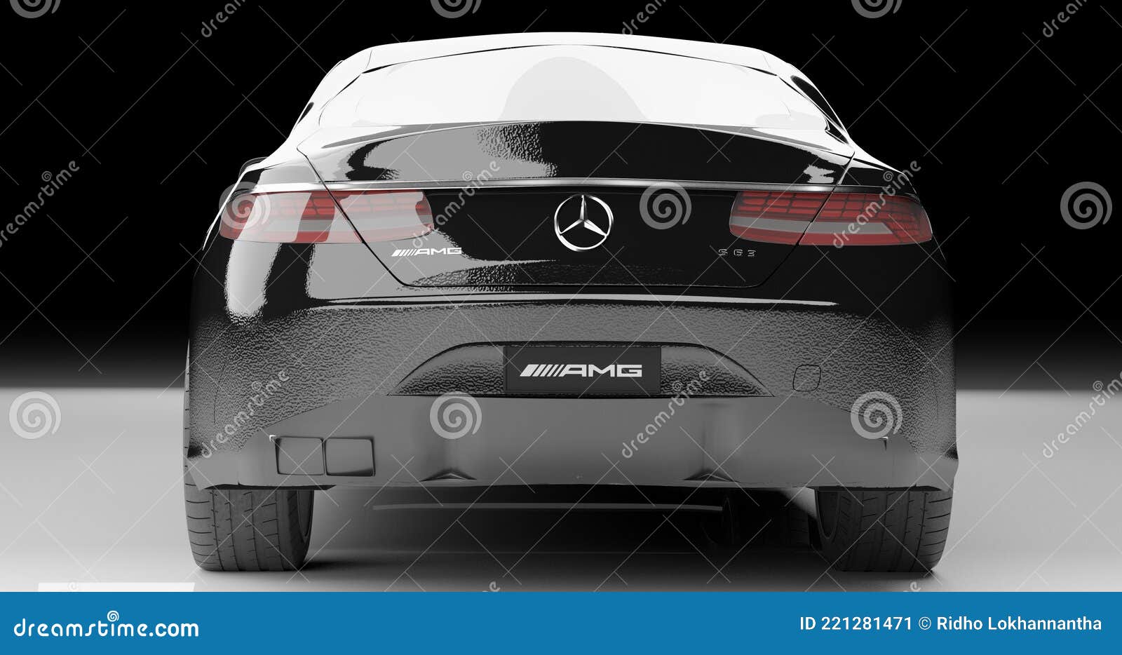 The Backside of Mercedes Benz S63 Editorial Photo - Illustration of ...