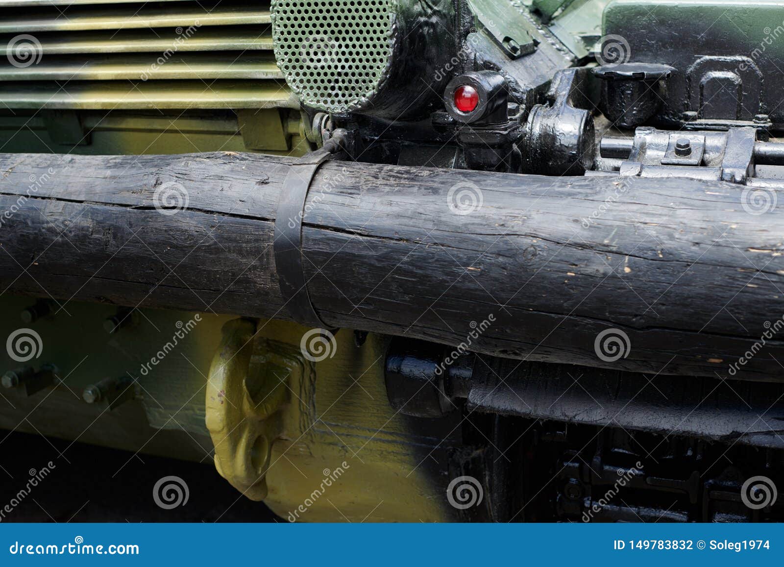 Backside of a Military Tank Close View Stock Photo - Image of clean ...