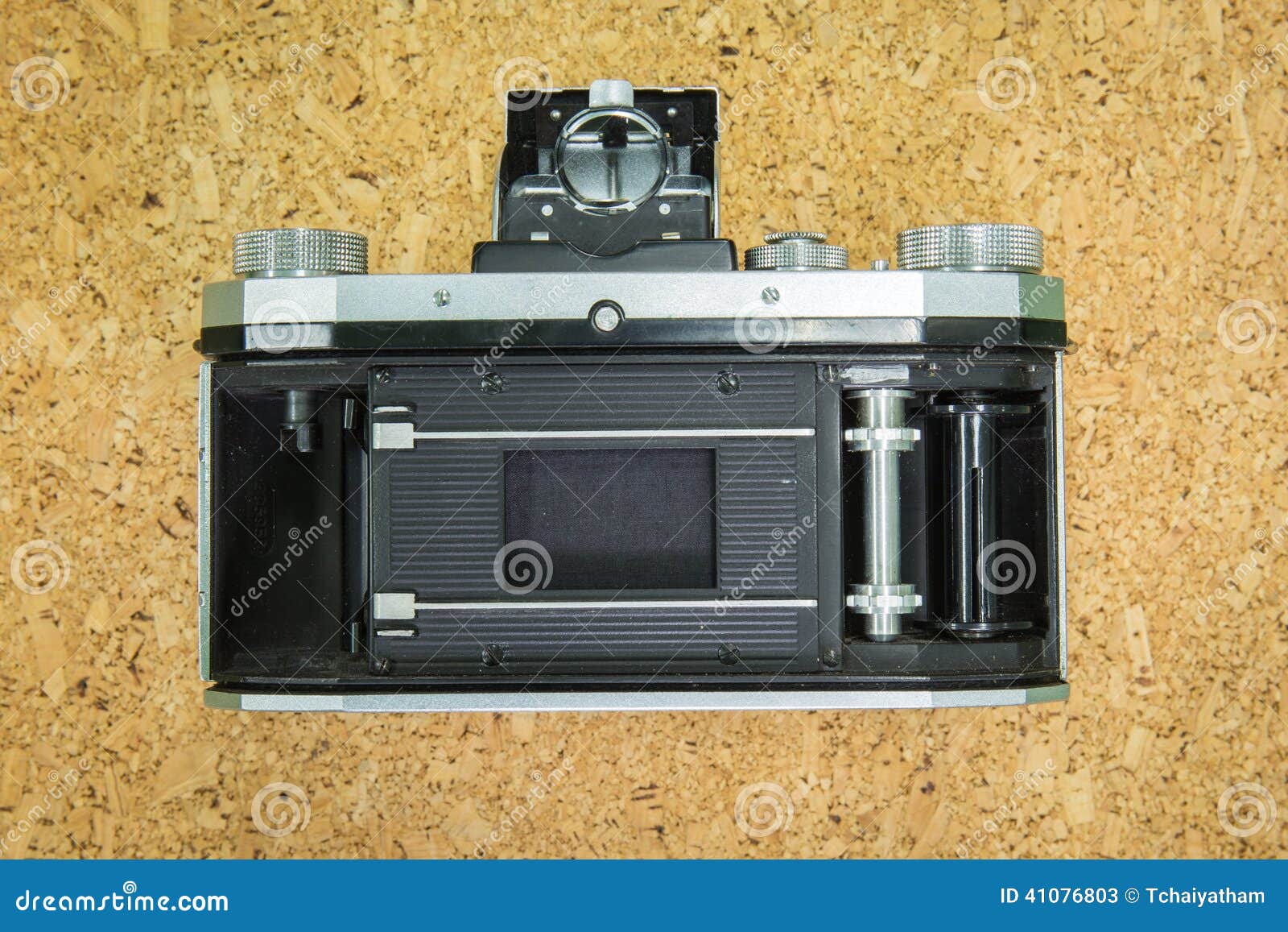 Backside of old camera stock image. Image of board, yellow - 41076803