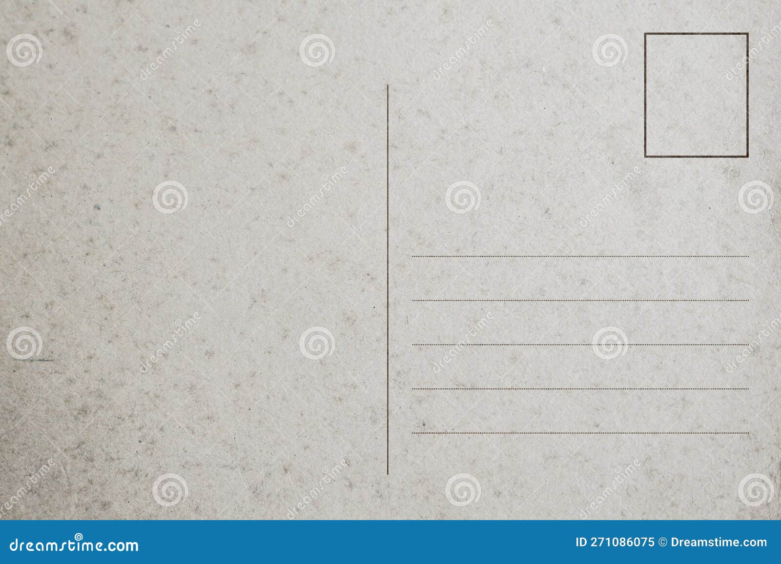 Backside of old postcard stock image. Image of fungus - 271086075