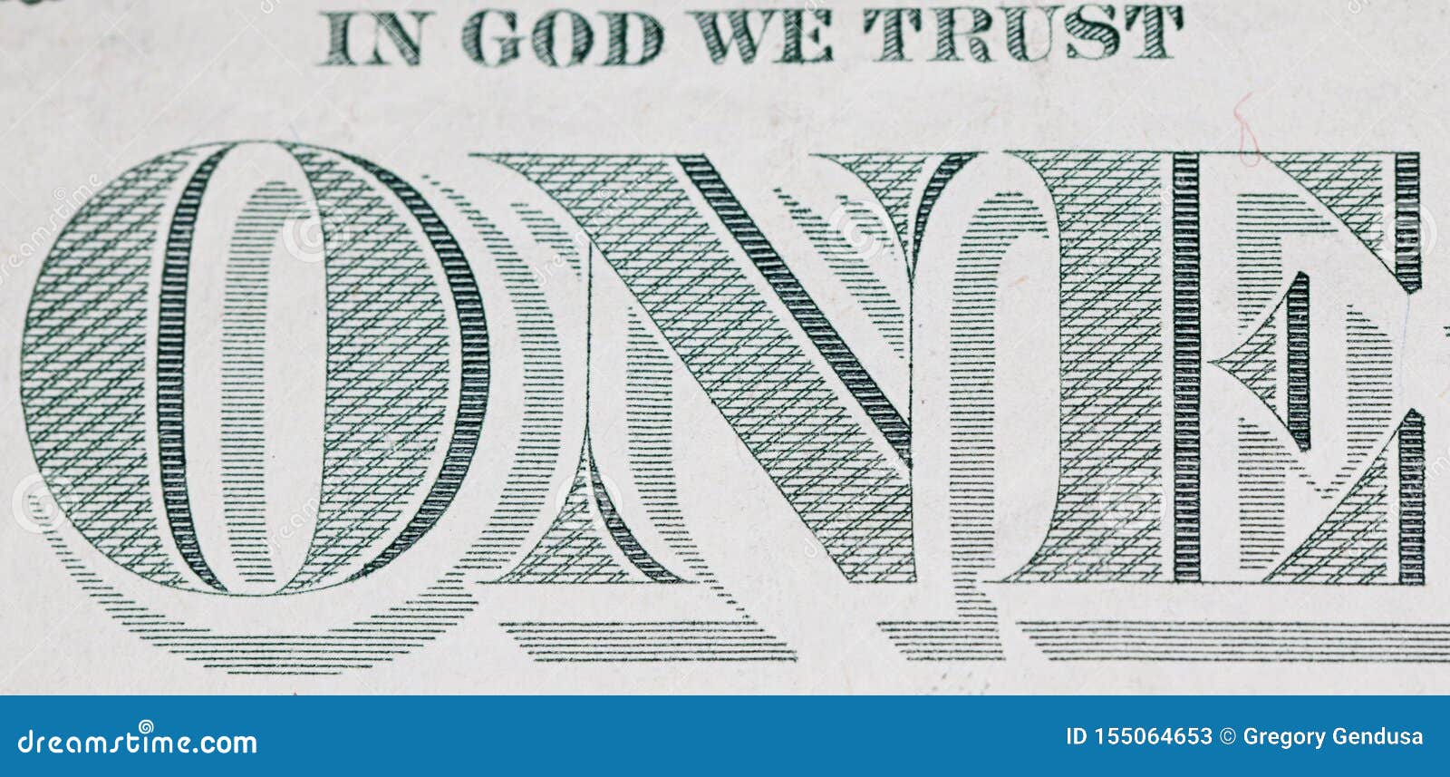 Backside of One Dollar Bill. Stock Image - Image of amount, paper ...