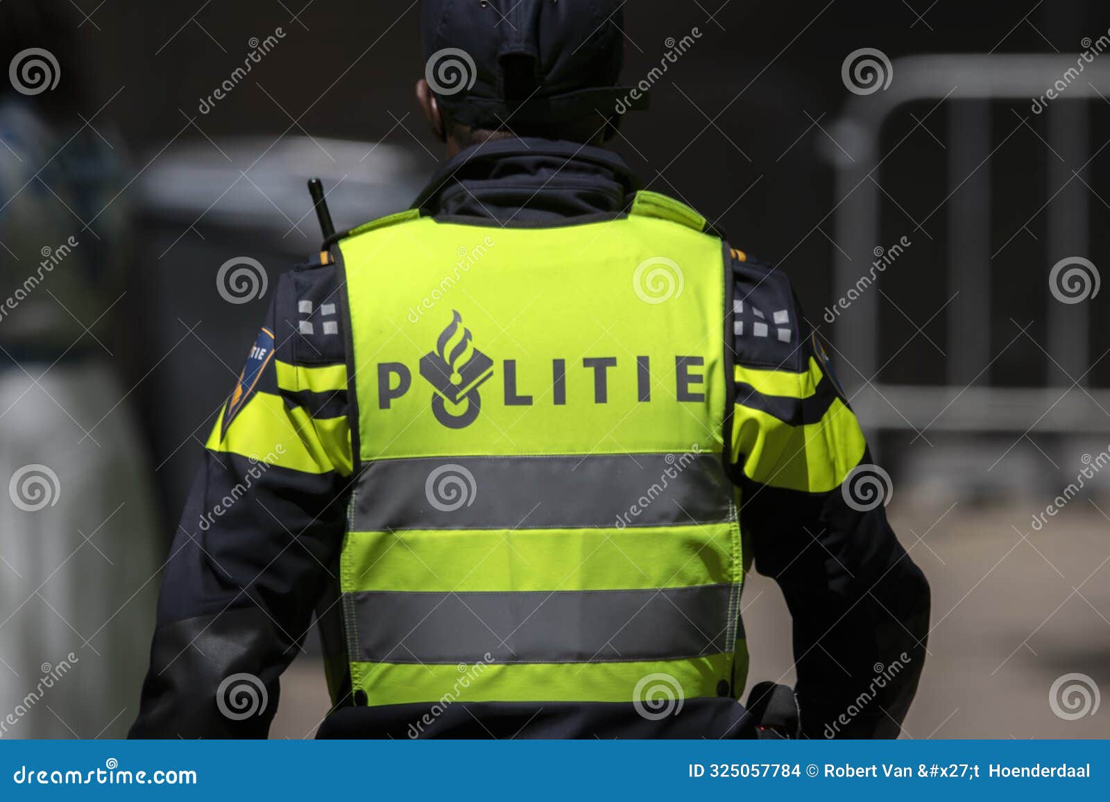Backside Police Uniform at Amsterdam the Netherlands 1-7-2024 Editorial ...
