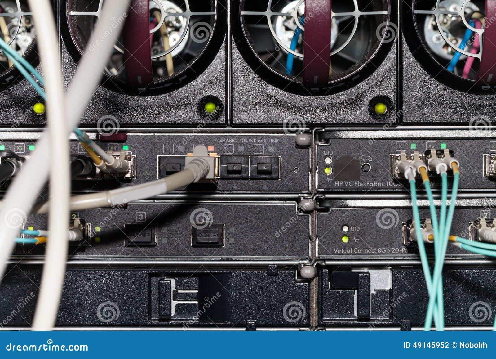 Backside Server High Performance Cloud Stock Photo - Image of ...