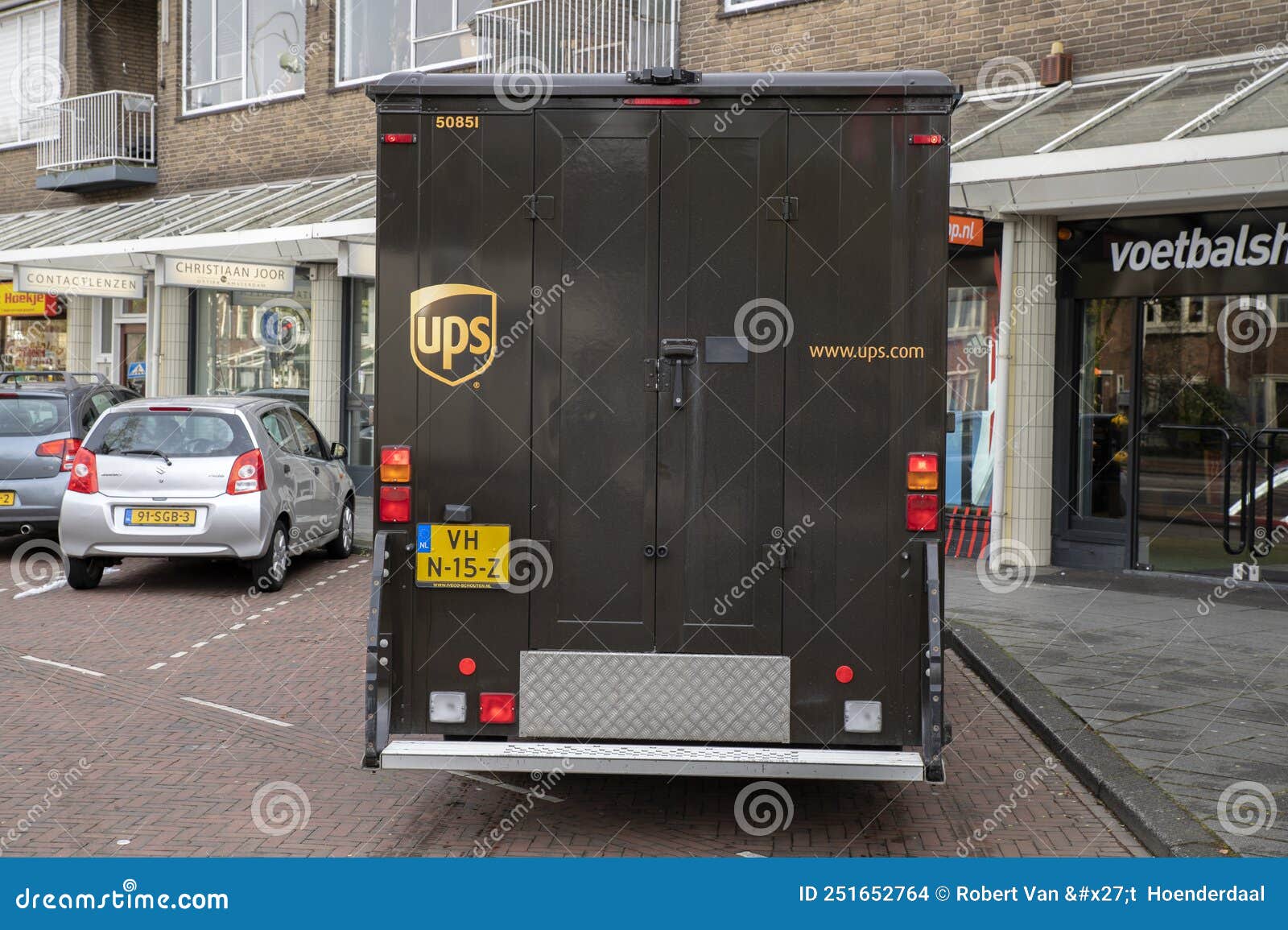 Backside From A Truck Of The Fire Department Of Amsterdam The ...