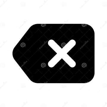 Backspace Button Icon, User Interface Vector Design Stock Vector ...