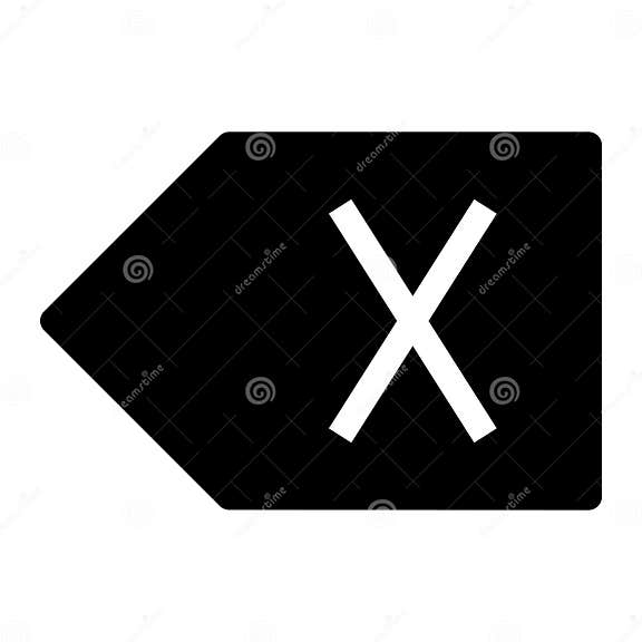 Backspace Button Icon Vector Stock Illustration - Illustration of globe ...