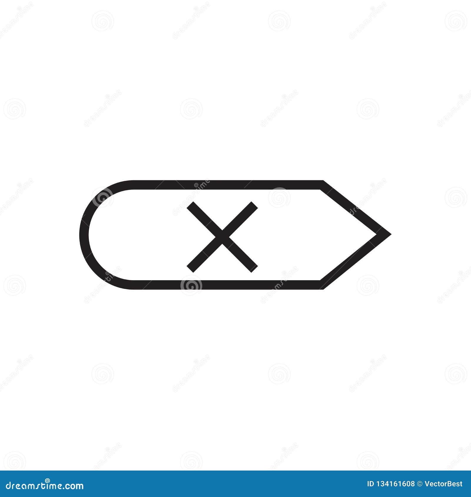 Backspace Icon Vector Sign and Symbol Isolated on White Background ...