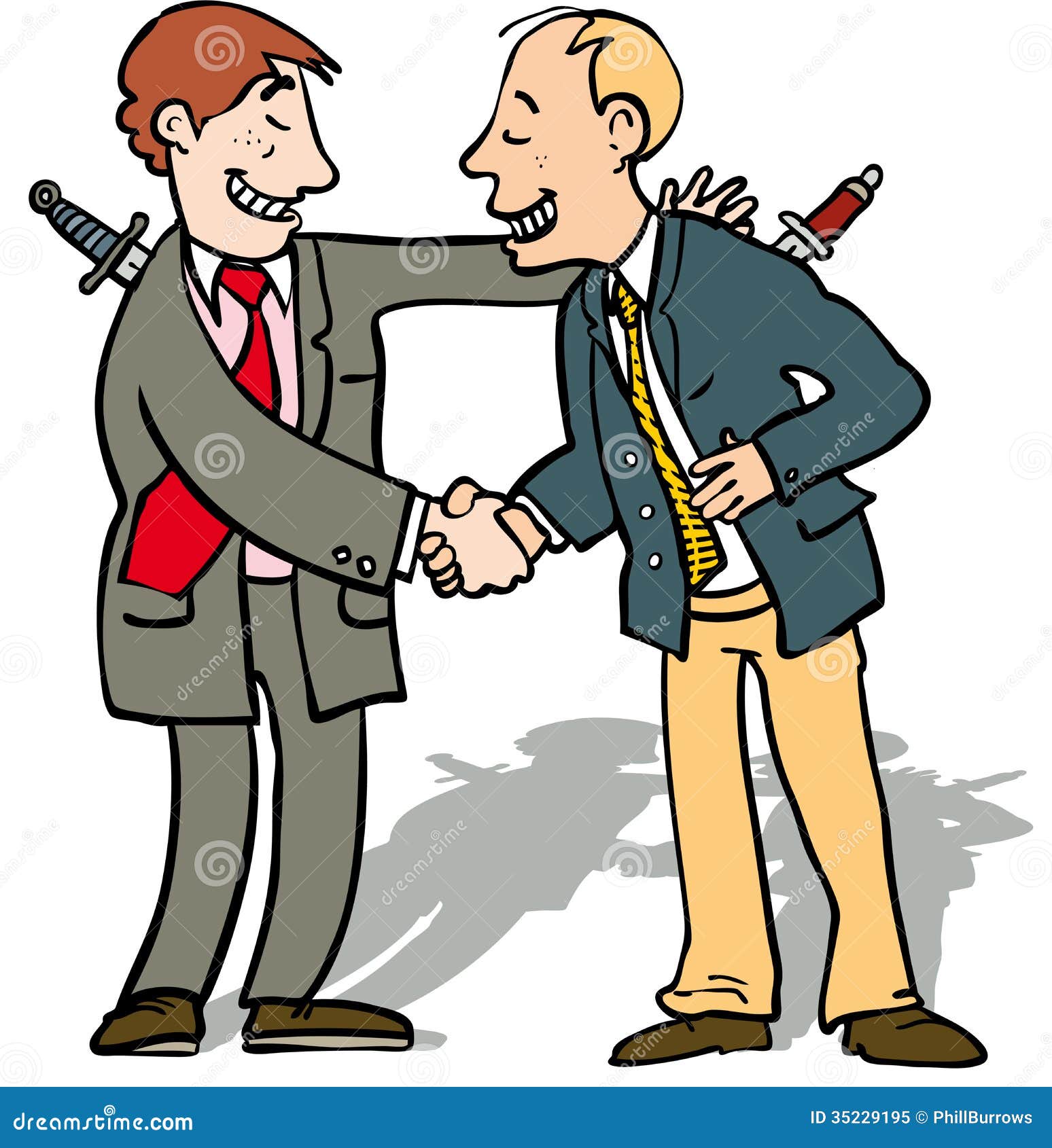 Backstabbers иллюстрация вектора. иллюстрации насчитывающей зарисовки ...