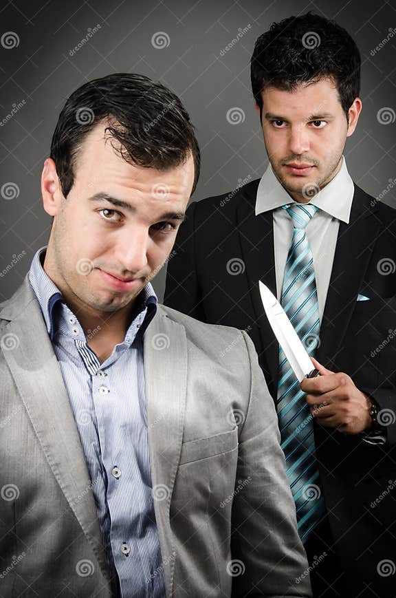 Backstabbing stock photo. Image of corporate, imitate - 32300136