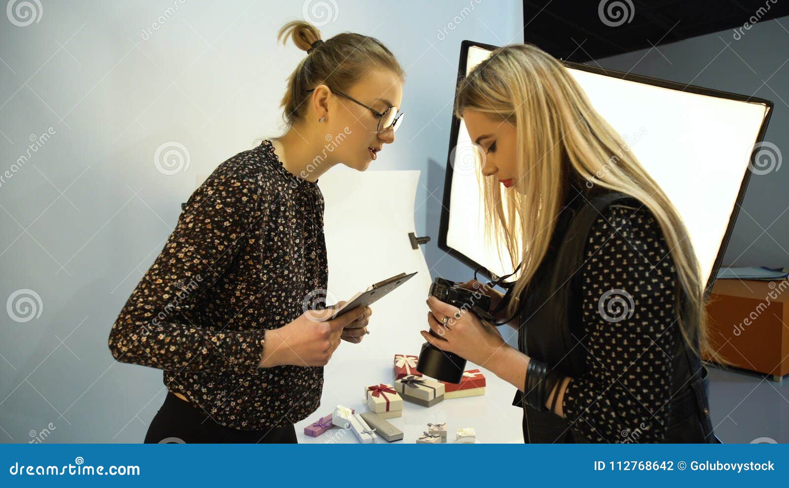 Backstage Photography Teamwork Creative Discussion Stock Photo - Image ...