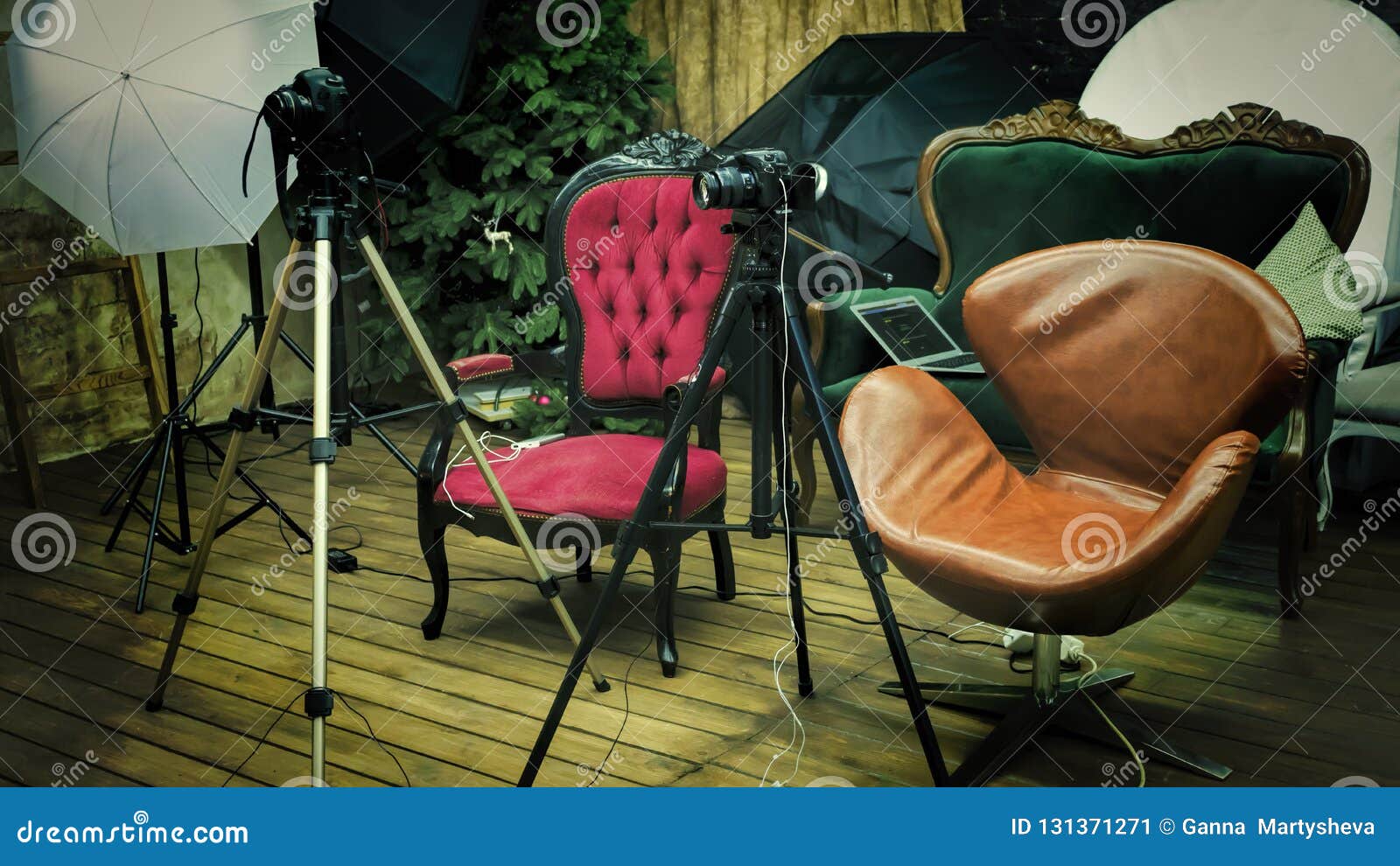 Movie, Shooting a Movie, Backstage, Studio, Production Stock Image ...