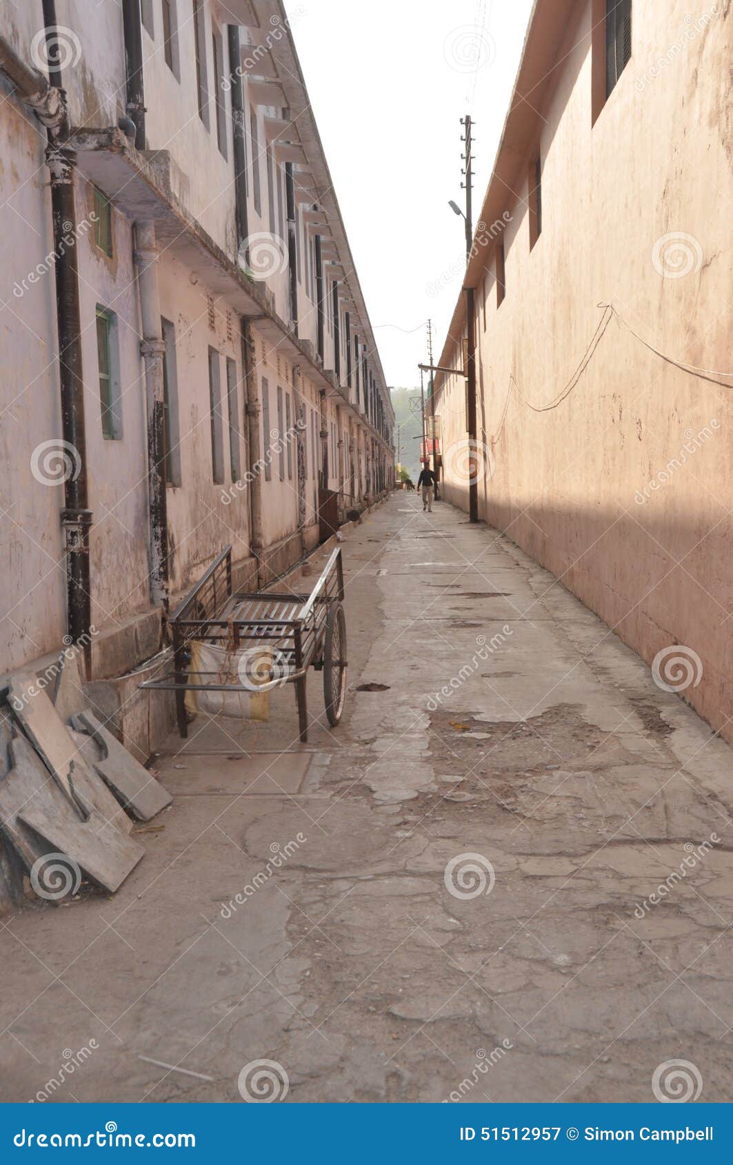 Backstreet stock image. Image of tourists, basic, dusty - 51512957