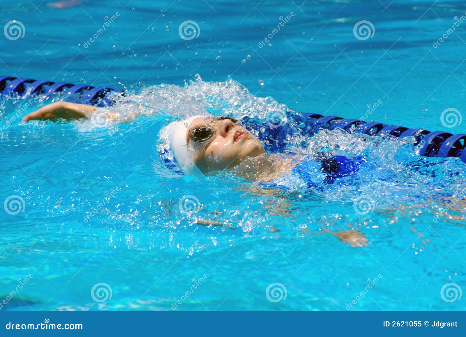 Backstroke girl stock image. Image of healthy, game, back - 2621055