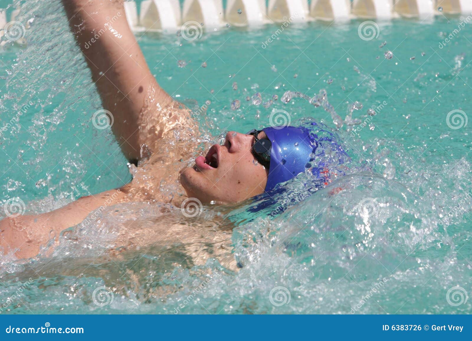Backstroke swim stock photo. Image of sport, competition - 6383726