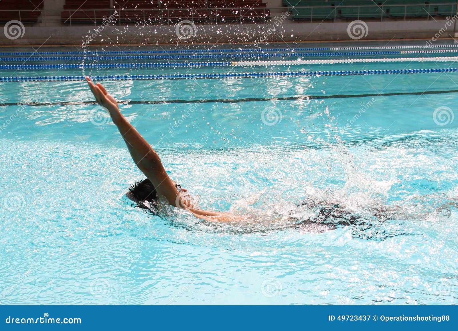 Backstroke stock image. Image of activity, professional - 49723437