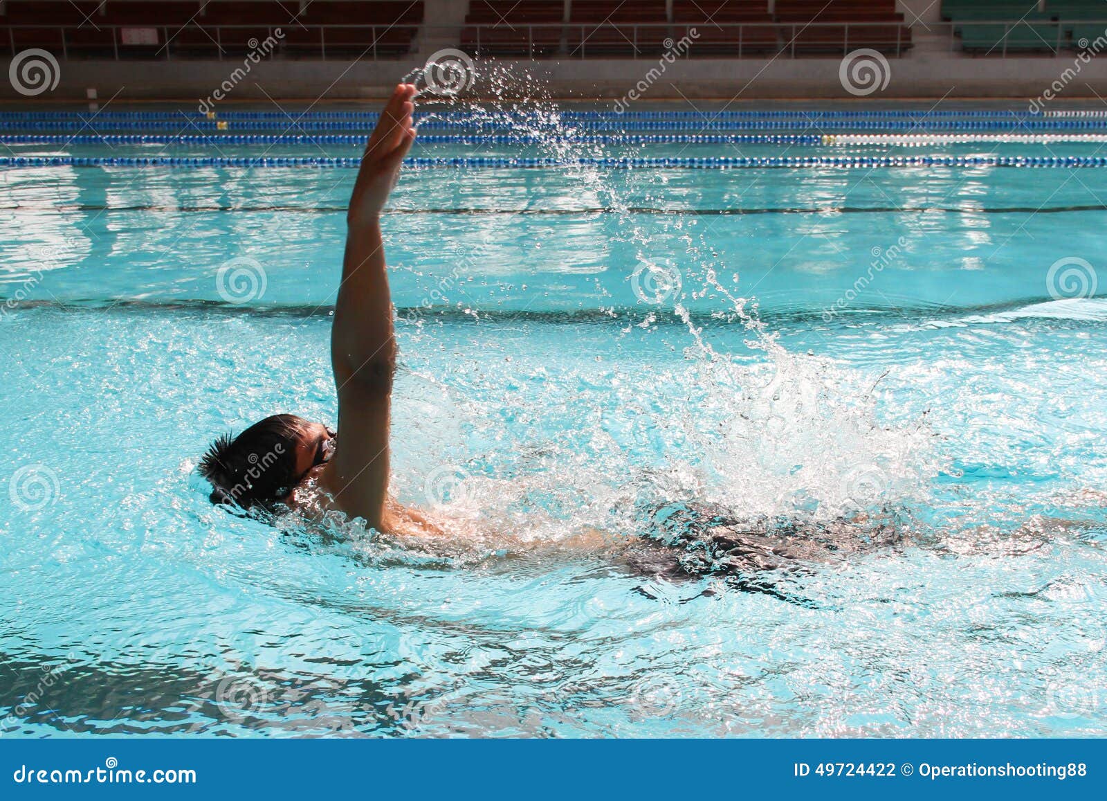 Backstroke stock photo. Image of activity, healthy, professional - 49724422