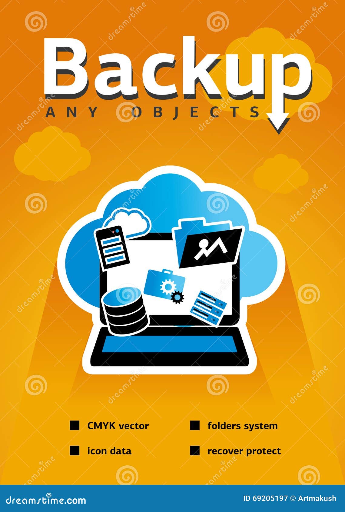 Backup Template for Web, Site, Advertising, Banner, Poster, Board and ...