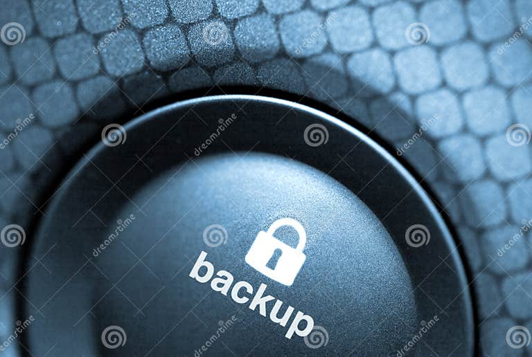 Backup-button stock image. Image of protection, safe, storage - 4096327